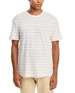BOSS H-taut Stripe Crewneck T-shirt - Natural