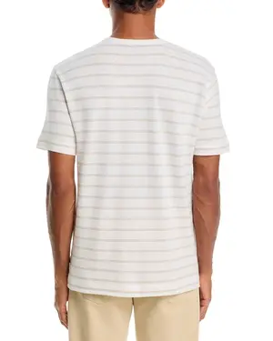 BOSS H-taut Stripe Crewneck T-shirt - Natural