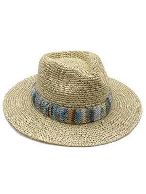 NOOKI DESIGN Honor Trilby Hat - Blue/brown