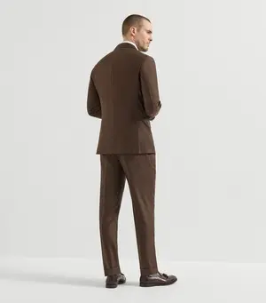 Brunello Cucinelli Virgin Wool-cashmere Leisure Two-piece Suit