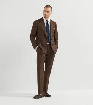 Brunello Cucinelli Virgin Wool-cashmere Leisure Two-piece Suit