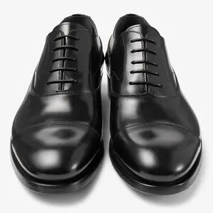 JIMMY CHOO Vine Lace Up Smooth Calf Leather Cap Toe Shoes