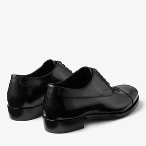 JIMMY CHOO Vine Lace Up Smooth Calf Leather Cap Toe Shoes