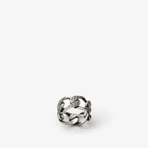 Fendi Ff Link Ring - Silver