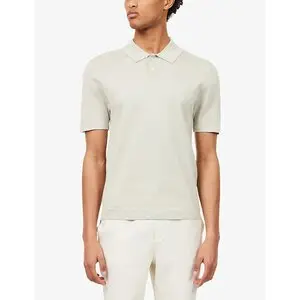 NOBL Brax Short-sleeve Knitted Polo Top