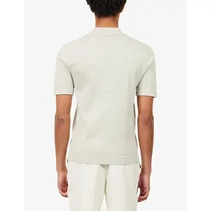 NOBL Brax Short-sleeve Knitted Polo Top