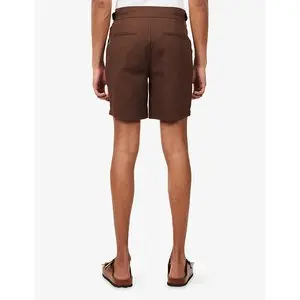NOBL Josh Smart Linen-blend Tailored Shorts