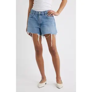 FRAME FRAME High Waist Denim Cutoff Shorts
