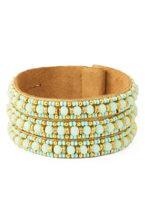 Deepa Gurnani Beaded Bracelet - Blue