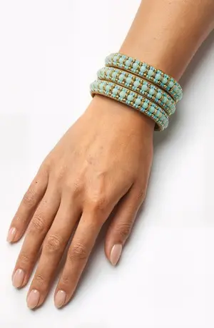 Deepa Gurnani Beaded Bracelet - Blue