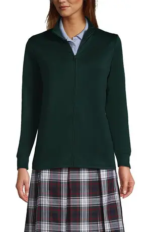 LANDS' END Active Performance Full Zip Jacket - Evergreen