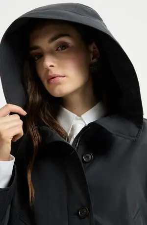 Brunello Cucinelli Taffeta Zip-up Jacket With Monili Embellishment