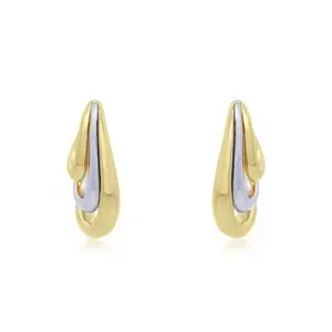 THE LOVERY FINE JEWELRY Two-tone Trio Hoop Earrings