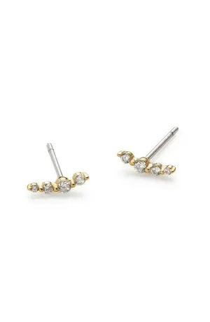 ANA LUISA 14k -dipped Sterling Silver Ear Climber Earrings With Cubic Zirconia