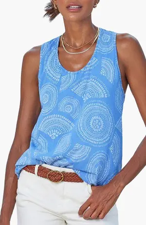 LASCANA Printed Twist Back Tank Top
