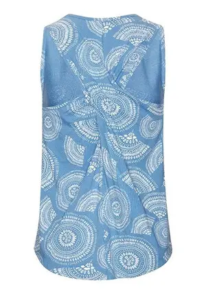 LASCANA Printed Twist Back Tank Top