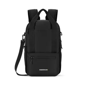 SHERPANI Camden Convertible Backpack Tote - Raven