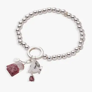 ALEX AND ANI Spill The Tea Charm Bracelet - Silver