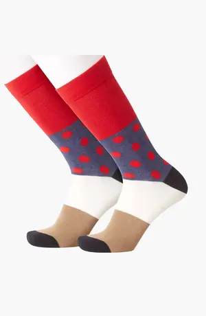 BEAU TIES OF VERMONT Dabney Socks - Red