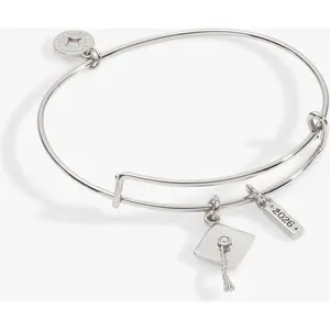 ALEX AND ANI Alex And Ani Graduation 2026 Charm Bangle Silver