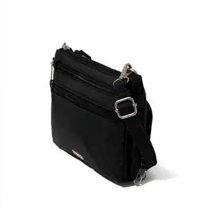 BAGGALLINI Securtex Anti-theft Stash Crossbody Bag - Black