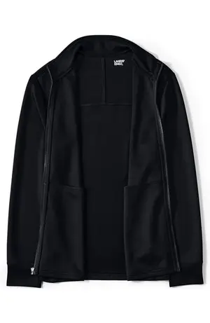 LANDS' END Active Performance Full Zip Jacket - Black