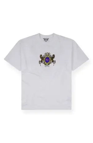 PAPER PLANES Planes Crest Cotton Graphic T-shirt - White