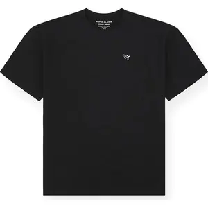 PAPER PLANES Planes Jfk Cotton Graphic T-shirt - Black