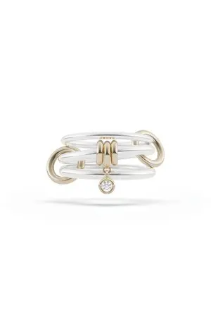 SPINELLI KILCOLLIN Spinelli Kilcollin Piera Sterling Silver And 18K Gold Diamond Ring Silver