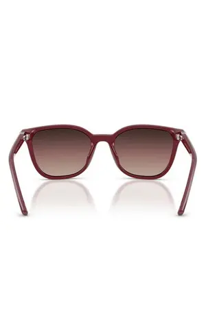 Armani Exchange Cat Eye Sunglasses - Bordeaux/brown Gradient
