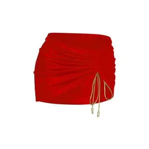 CAPRI SWIM™ Resort Mini Skirt - Red/gold