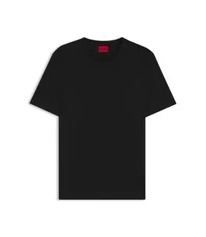 Hugo Slim-fit T-shirt With Mercerised Cotton - Black