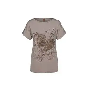 CONQUISTA Printed Micromodal T-shirt
