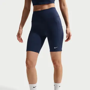 Nike High-waisted Biker Shorts - Blue