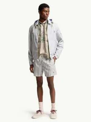 Moncler Striped Swim Shorts - Blue