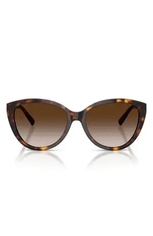 Tiffany & Co. Cat Eye Sunglasses - Havana/brown Gradient
