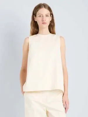 Proenza Schouler Nerina Cotton Drill Top - Marzipan