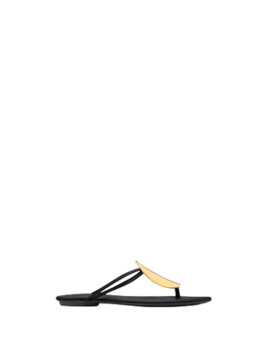 Proenza Schouler Uma Hardware Flat Sandals - Black