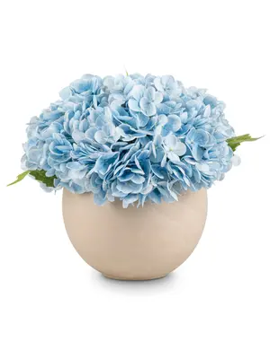 COCOBELLA Azalea Realtouch Hydrangea Arrangement - Azure