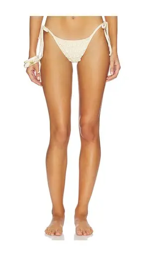 CAPITTANA Eve Shells Bikini Bottom - Beige