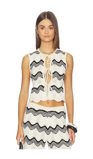 CAPITTANA Kari Cropped Knit Top