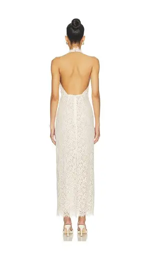 LOVERS AND FRIENDS Hilly Lace Midi Dress