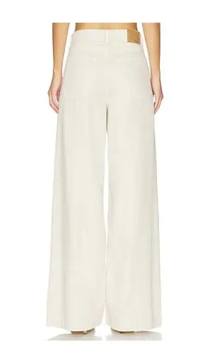Rag & Bone Featherweight Sofie Full Wide Leg Jeans - Sandstone