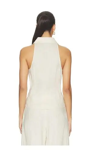 HEVRON Sloan Linen Vest