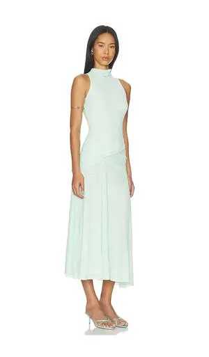 Bardot Leanna Mesh Midi Dress - Peppermint