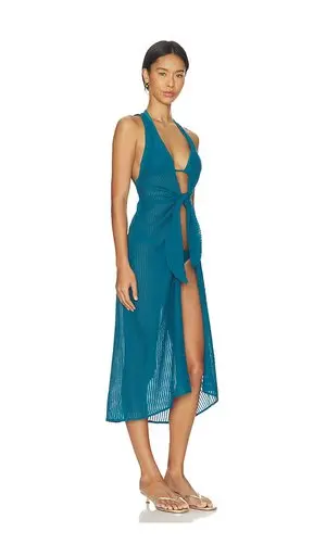 VIX PAULA HERMANNY Mita Long Cover Up In Blue
