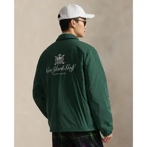 Ralph Lauren Crest-print Coach's Jacket