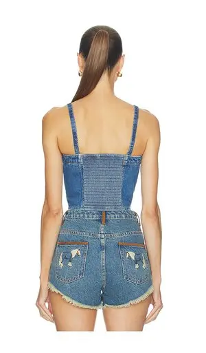 LEVI'S Denim Tube Top - Blue