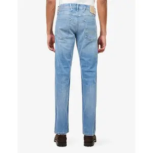 REPLAY Anbass Slim-fit Stretch-denim Jeans - Medium Blue