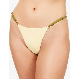 HYPHEN Tangy Adjustable Side-strap Bikini Bottoms